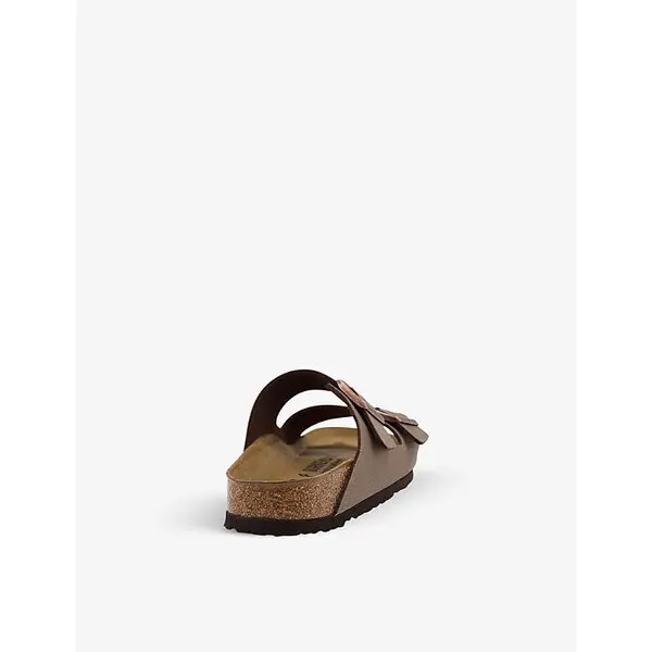 BIRKENSTOCK Arizona Faux-leather Sandals - Mocha Birko Flor