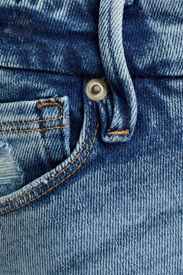 Good American Good Legs Midrise Skinny Jeans - Light Denim