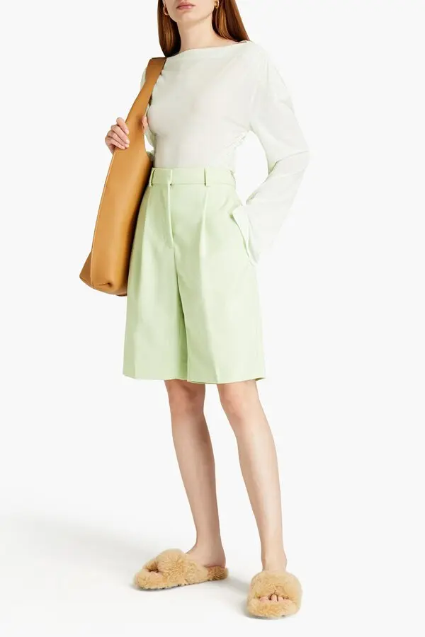 Acne Studios Pleated Woven Shorts