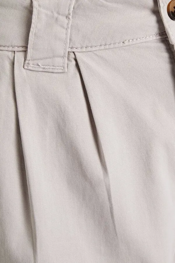 Ba&sh Pleated Lyocell-blend Shorts