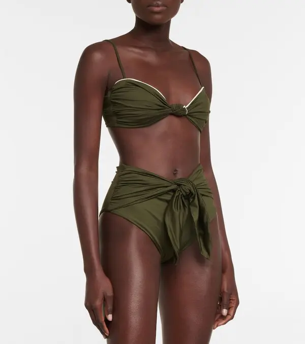 Johanna Ortiz Knotted Bikini Top