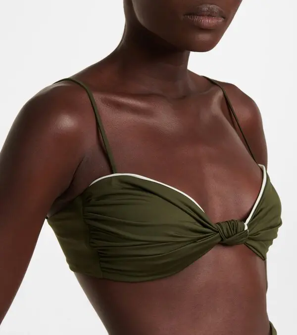 Johanna Ortiz Knotted Bikini Top