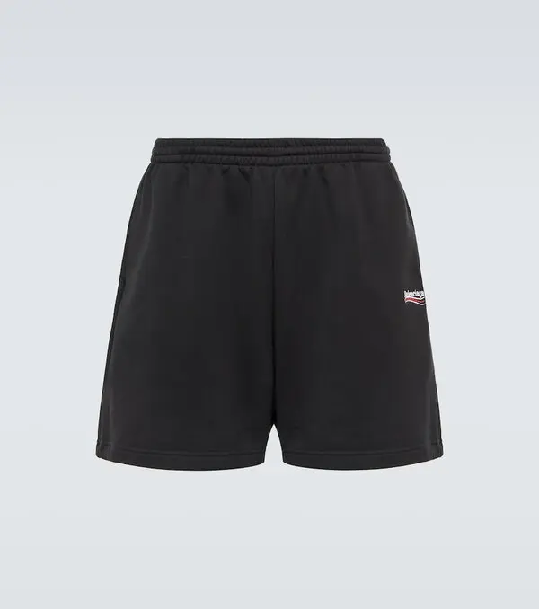 Balenciaga Printed Jersey Shorts
