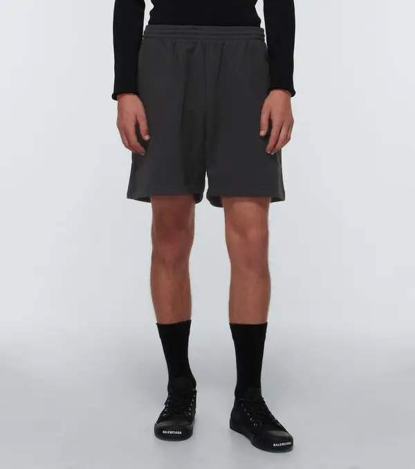 Balenciaga Printed Jersey Shorts