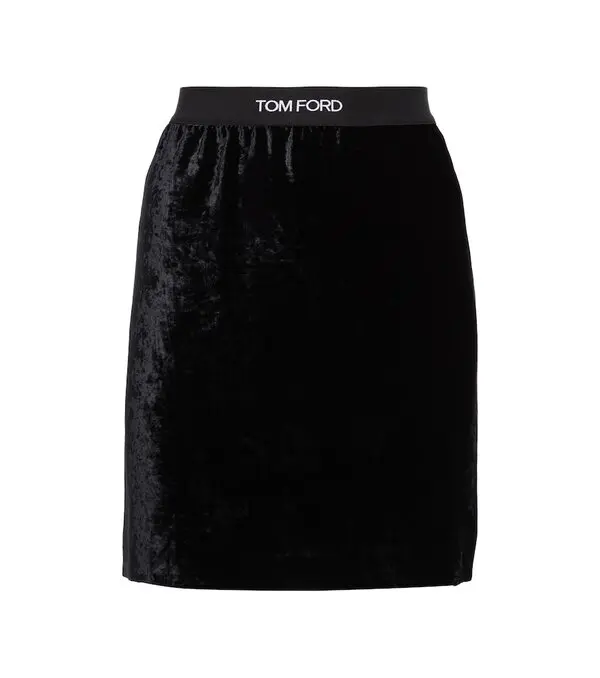 TOM FORD Velvet Miniskirt