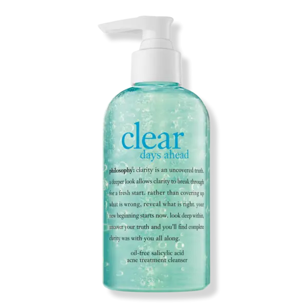 PHILOSOPHY Clear Days Ahead Oil-free Salicylic Acid Acne Treatment Cleanser - One-color