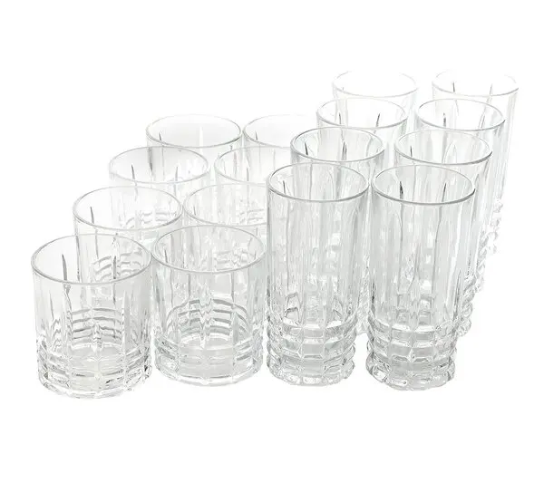 Gibson Home Jewelite 16 Piece Tumbler And Glass Set - One-color