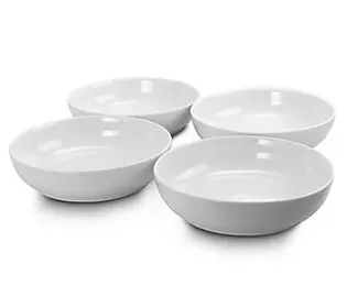 Gibson Extra Wide Dinner Bowl Set Of 4 - One-color
