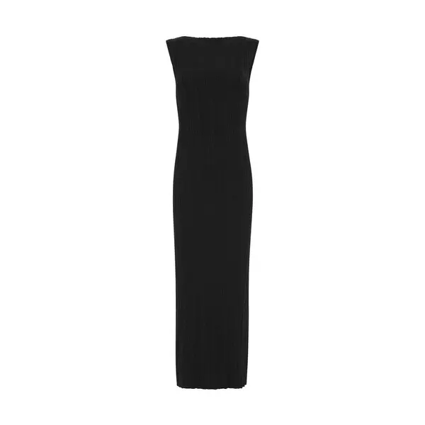 st agni vas pleat knit dress ST. - Black Independent boutiques
