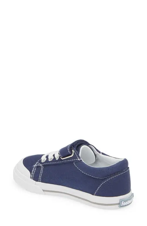FOOTMATES Jordan Canvas Sneaker - Navy