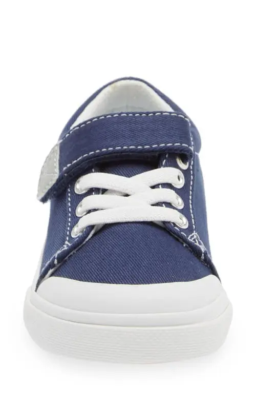 FOOTMATES Jordan Canvas Sneaker - Navy