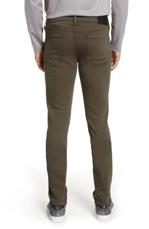 Paige Transcend Lennox Slim Tapered Leg Five Pocket Pants - River Moss