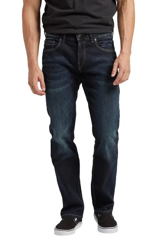SILVER JEANS CO. Allan Straight Leg Jeans - Indigo
