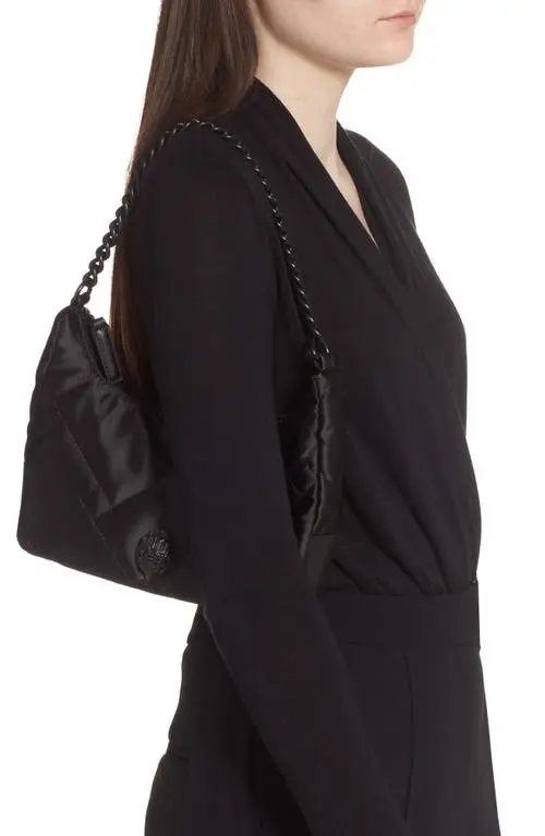 Kurt Geiger Quilted Nylon Crossbody