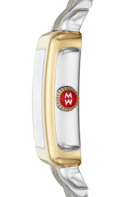 Michele Deco 16 16mm Bracelet - Silver/gold