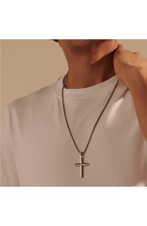 John Hardy Classic Chain Cross Pendant Necklace - Silver