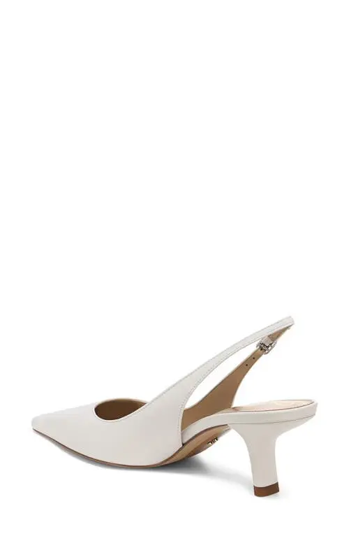 Sam Edelman Bianka Slingback Pumps - Bright White