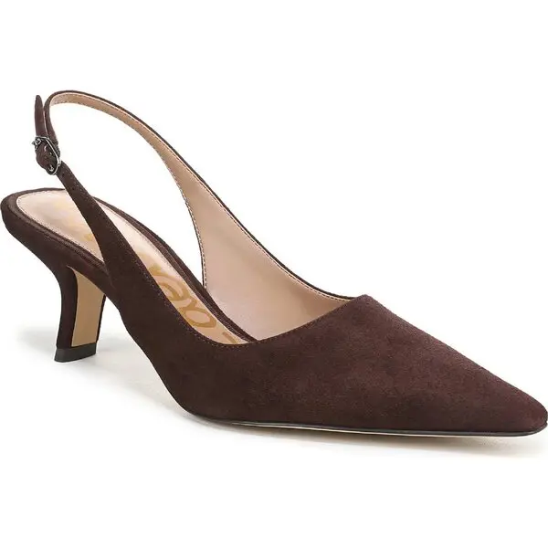Sam Edelman Bianka Slingback Pumps - Cafe Noir