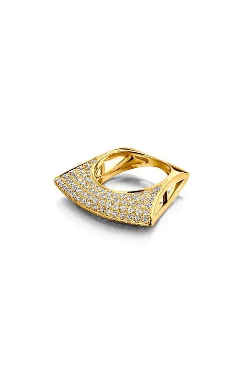 DRIES CRIEL Lotus Diamond Ring - Yellow Gold