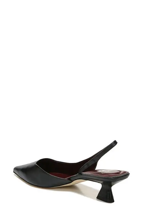 Franco Sarto Devin Kitten Heel Slingback Pump - Black
