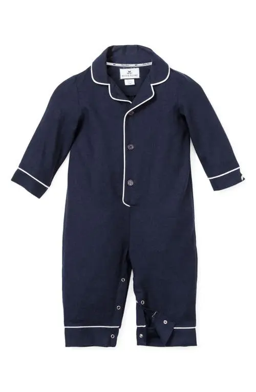 PETITE PLUME Baby One-piece Pajamas - Navy