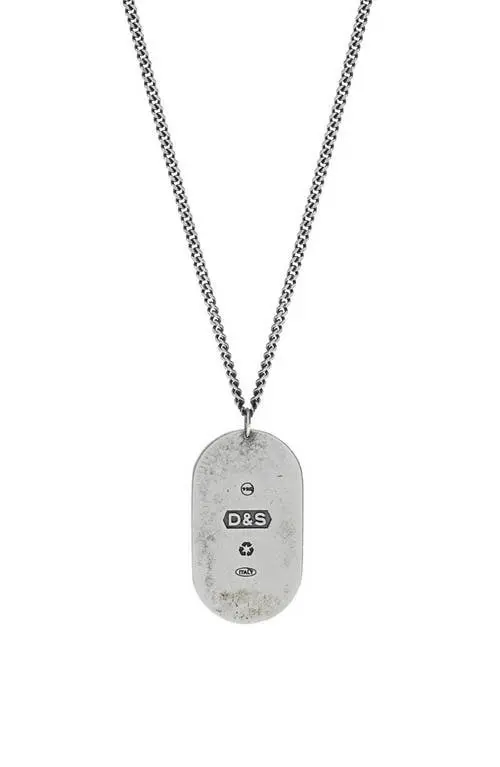 DEGS & SAL Dog Tag Pendant Necklace