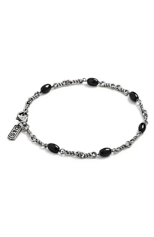 DEGS & SAL Twisted Chain Bracelet - Black