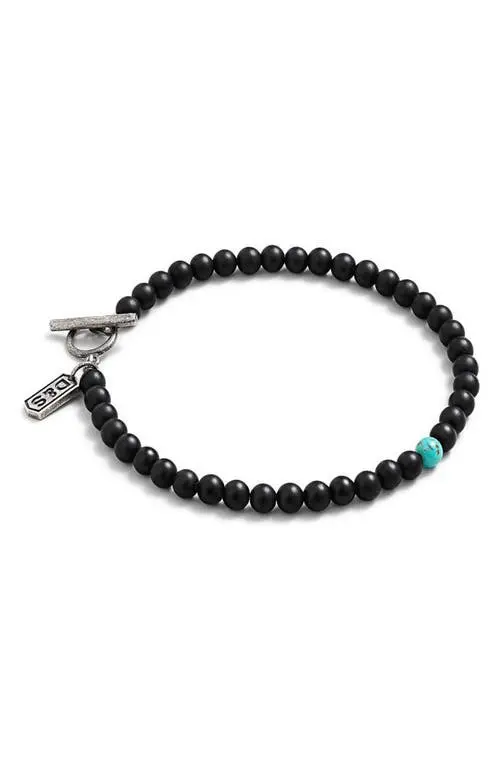 DEGS & SAL Beaded Bracelet - Black