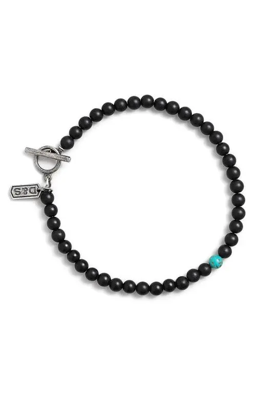 DEGS & SAL Beaded Bracelet - Black