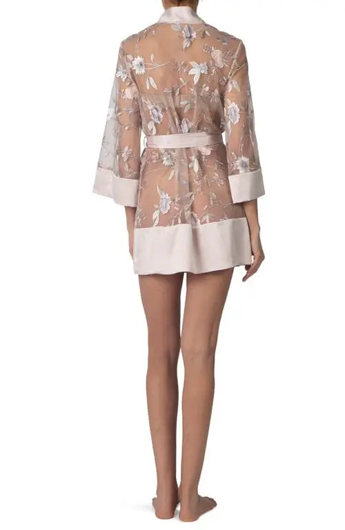 Rya Collection Stunning Embroidered Sheer Robe