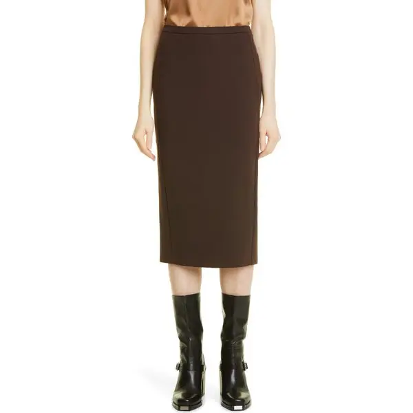 Max Mara Conero Jersey Midi Pencil Skirt