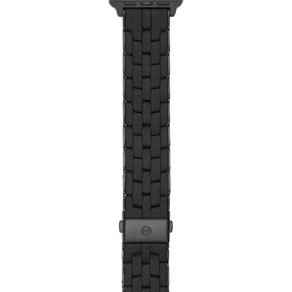 Michele Silicone Apple Watch® Bracelet - Black/black
