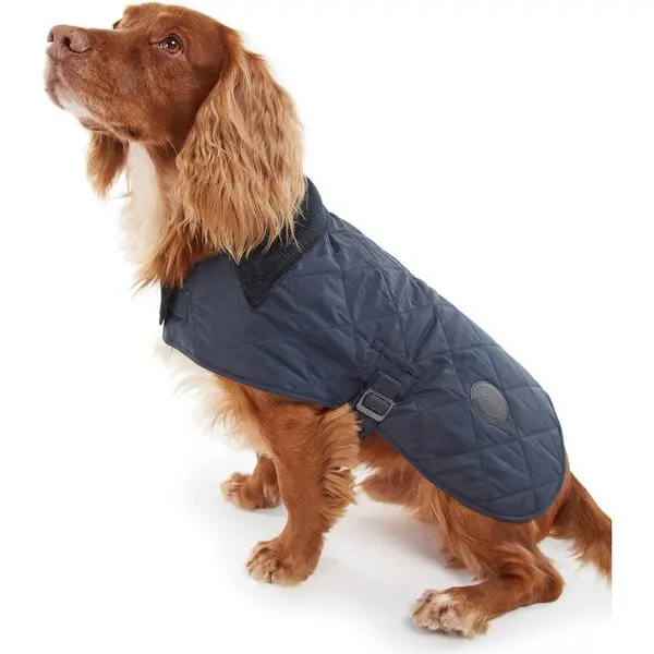 Barbour Quilted Dog Coat - Navy