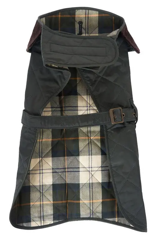 Barbour Quilted Dog Coat - Olive