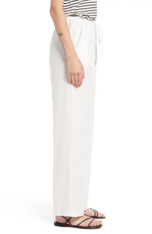 Rails Emmie Drawstring Linen Pants - White