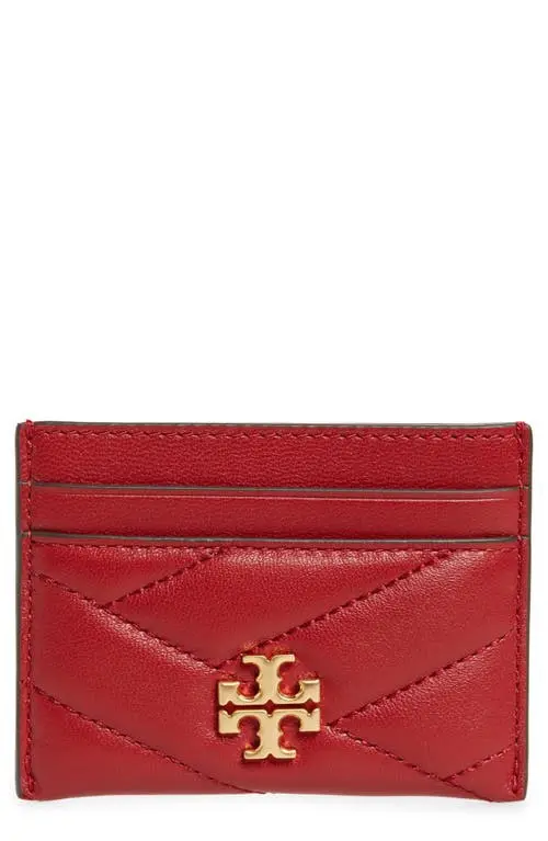 Tory Burch Kira Chevron Leather Card Case