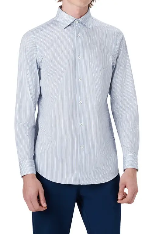 Bugatchi Ooohcotton® Stripe Button-up Shirt