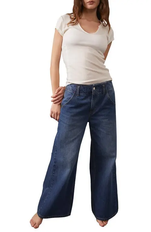 Free People We The Free Harlow Wide Leg Jeans