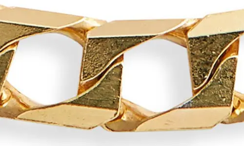Argento Vivo Square Curb Chain Bracelet - Gold
