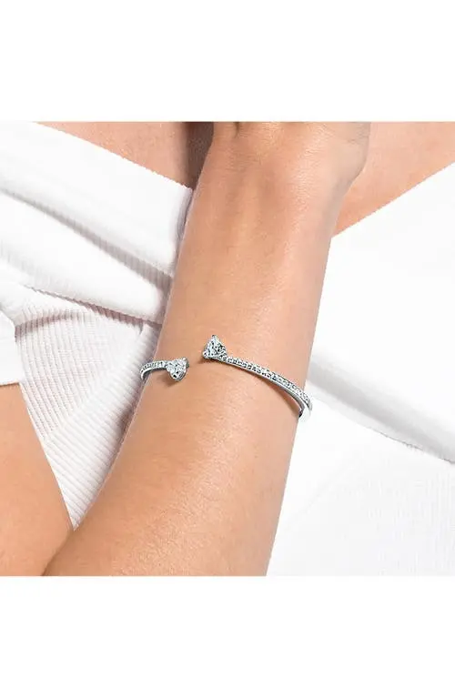 SWAROVSKI Mesmera Hinged Bangle - Silver