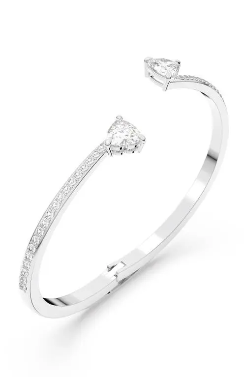 SWAROVSKI Mesmera Hinged Bangle - Silver