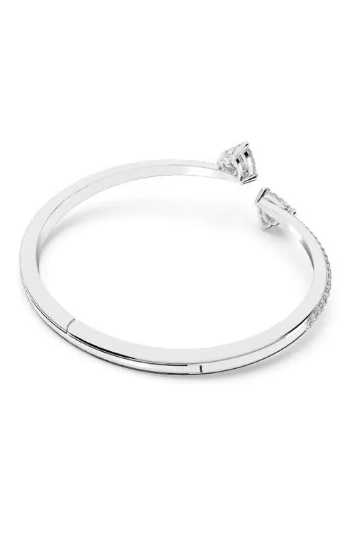SWAROVSKI Mesmera Hinged Bangle - Silver