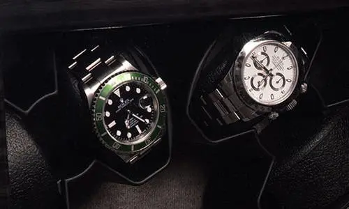 BEY-BERK Louis Ash Four-watch Winder & Case