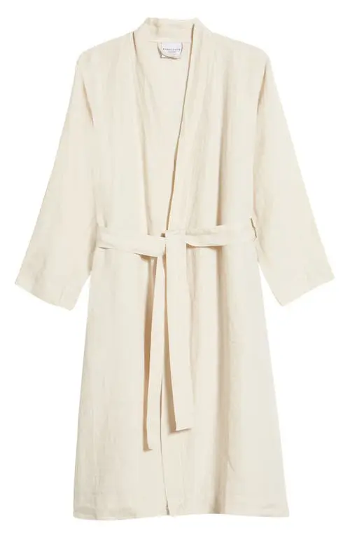 PARACHUTE Gender Inclusive Linen Robe - Bone
