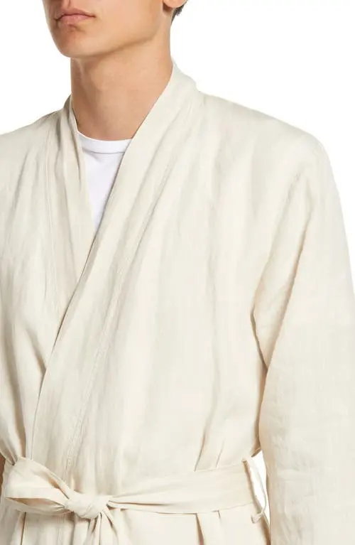 PARACHUTE Gender Inclusive Linen Robe - Bone