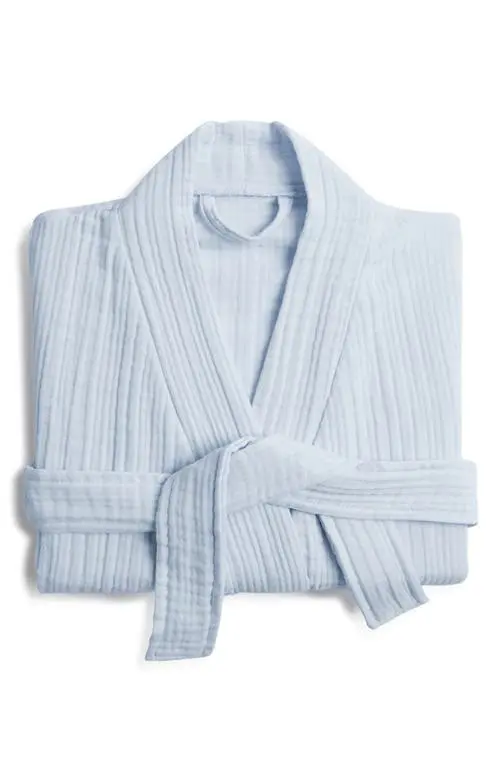 PARACHUTE Gender Inclusive Cloud Cotton Robe - Lagoon