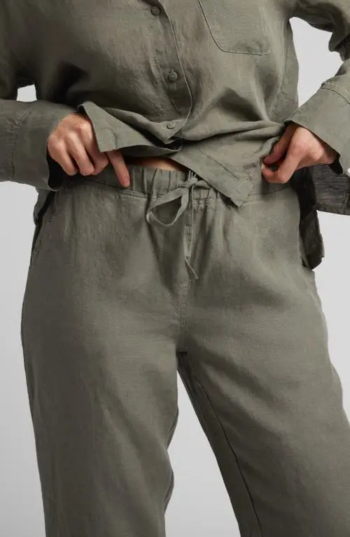 PARACHUTE Linen Lounge Pants - Moss