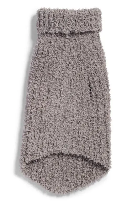 Barefoot Dreams Cozychic™ Ribbed Dog Sweater - Warm Grey
