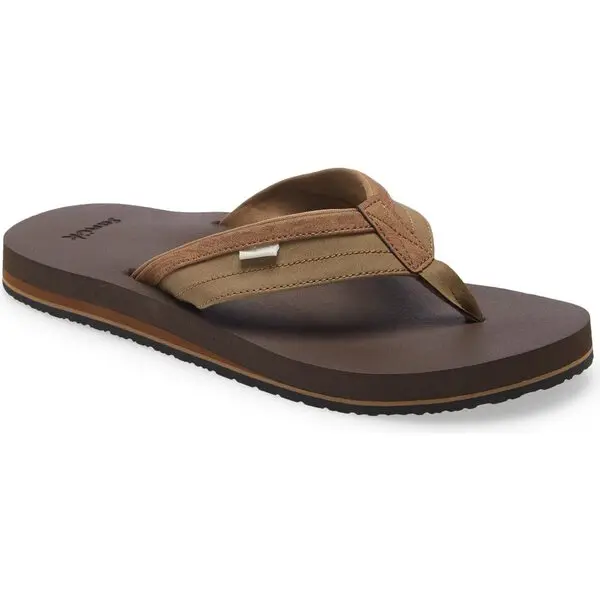 Sanuk Ziggy Flip Flop - Tan
