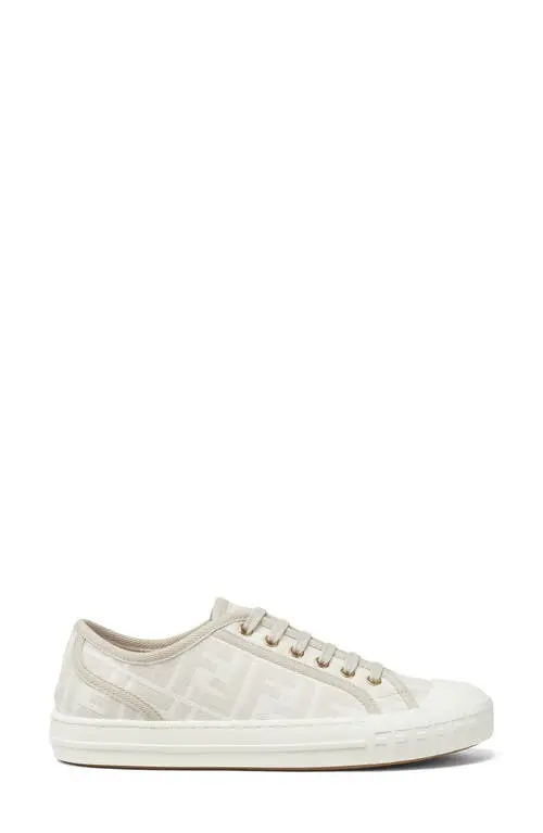 Fendi Ff Domino Sneakers - Ivory
